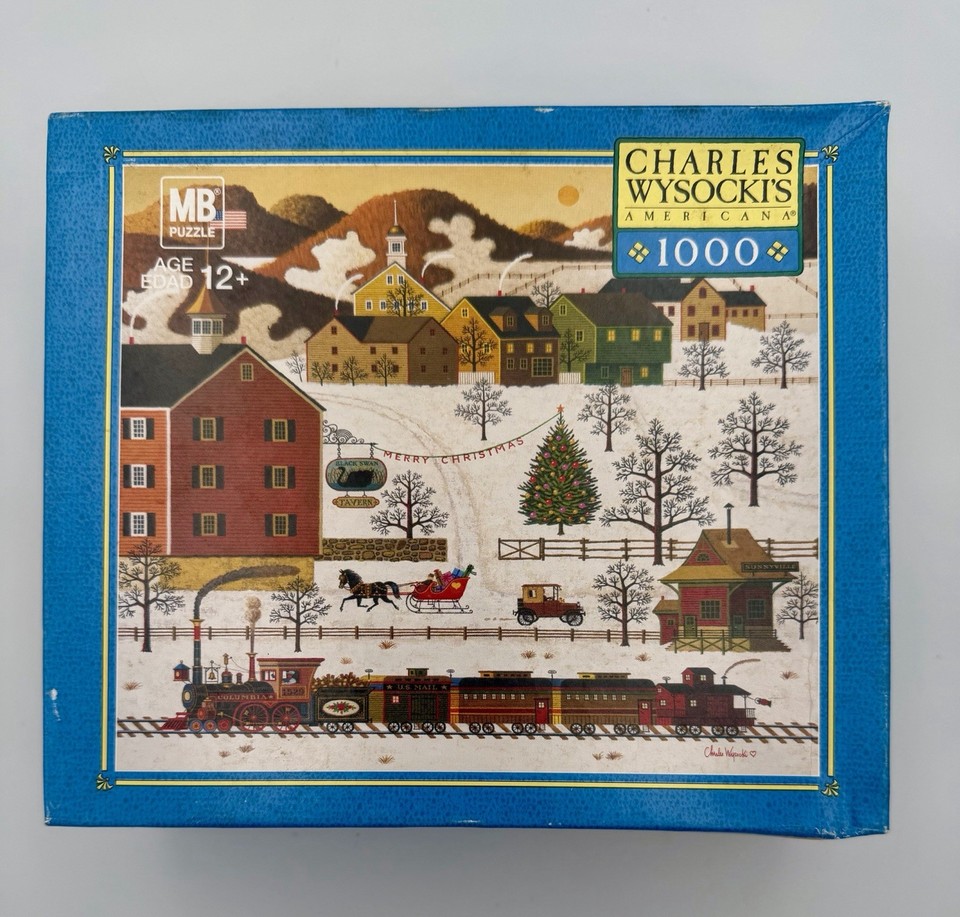 Charles Wysocki 1000 PC Puzzle lot of 6 Sweethearts Thanksgiving Tinkle ...