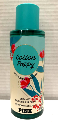 VICTORIA’S SECRET PINK COTTON POPPY FRAGRANCE BODY MIST SPRAY SPLASH 8. ...