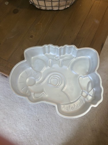 RUDOLPH RED NOSED REINDEER wilton metal cake pan 1981 vintage 502-3347 ...