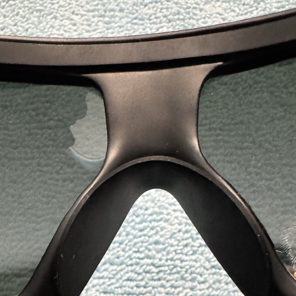 REI Glacier Black Sunglasses Side Shields Climbing Mountaineering Blue ...