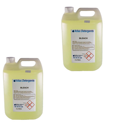 Bleach strong 2 x 5 litre strong power household industrial bleach ...