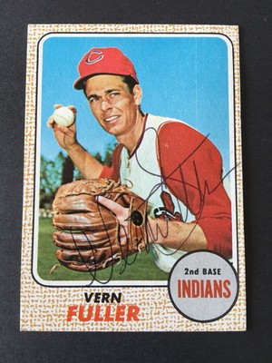 1968 TOPPS HAND SIGNED VERN FULLER BASEBALL CARD #71 W/COA DESK | eBay