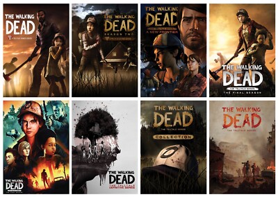 Telltale's The Walking Dead Posters Home Decor Wall Art Game Print A3 ...