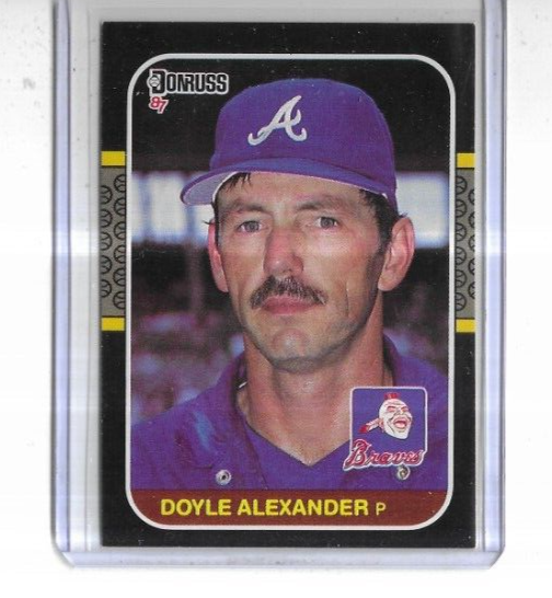 1987 Donruss #657 Doyle Alexander Atlanta Braves | eBay
