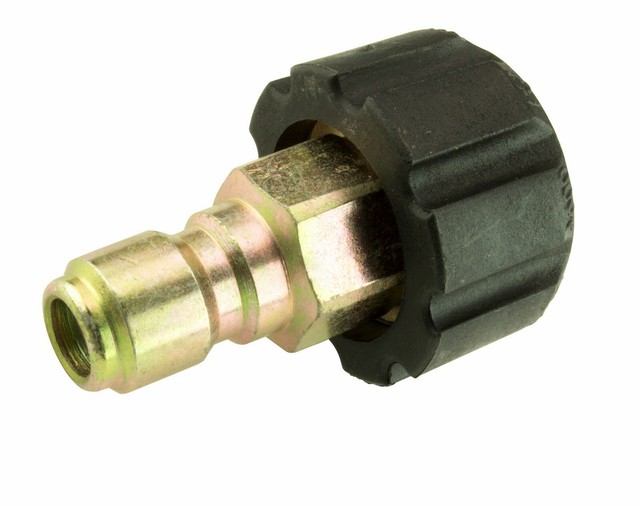 Erie Tools Brass 22mm /8" Twist Quick Connect Plug Pressure Washer ...