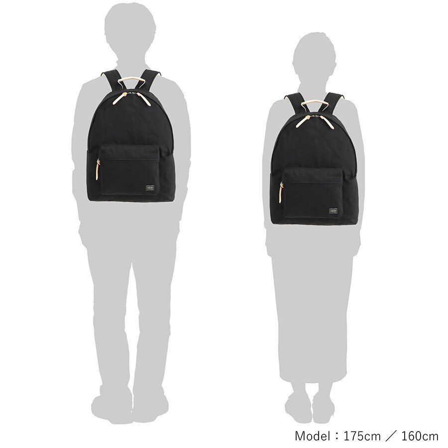 PORTER NOIR Daypack Black Backpack 895-15157-10 Yoshida & Co PORTER NOIR Daypack Black Backpack 895-15157-10 Yoshida & Co