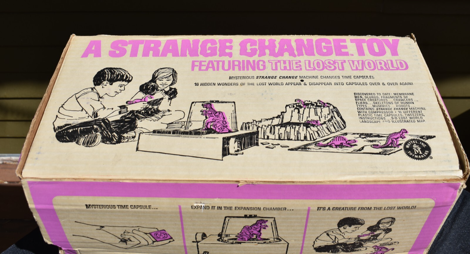 vintage 1967 Mattel A Strange Change toy featuring the Lost World w ...