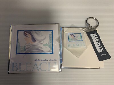 Bleach EX Exhibition 2022 Rukia Kuchiki Record Coaster Key Ring Set ...