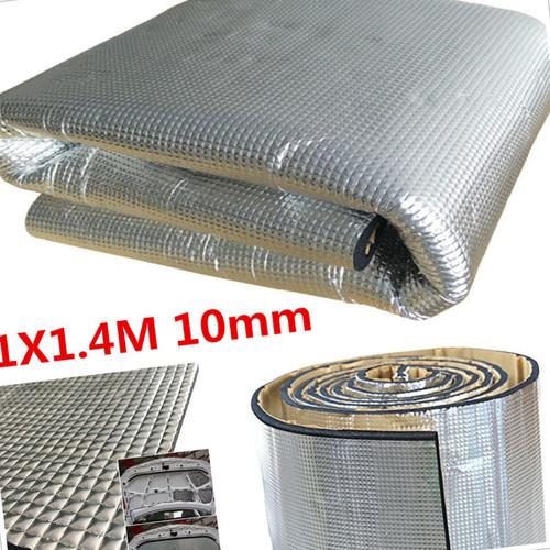 Car Heat Shield Mat 10mm Auto Turbo Exhaust Muffler Hood Insulation ...
