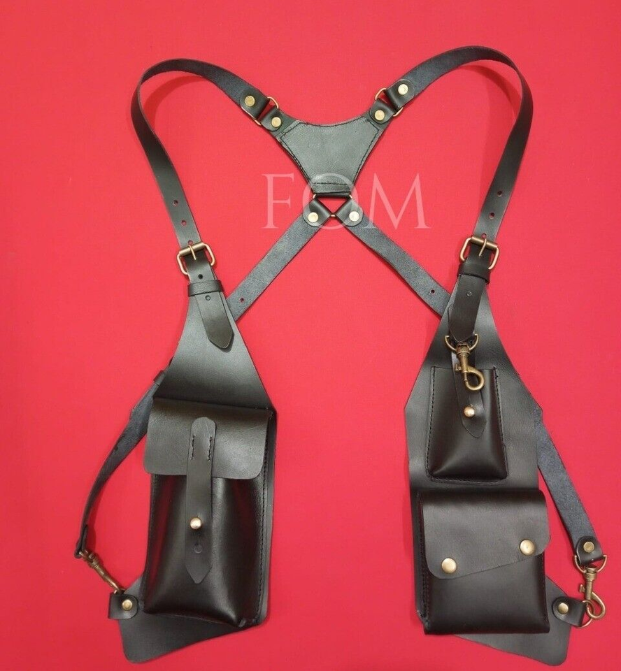 Leather Anti-Theft Holster Bag Underarm Shoulder Bag Hidden Body Wallet ...
