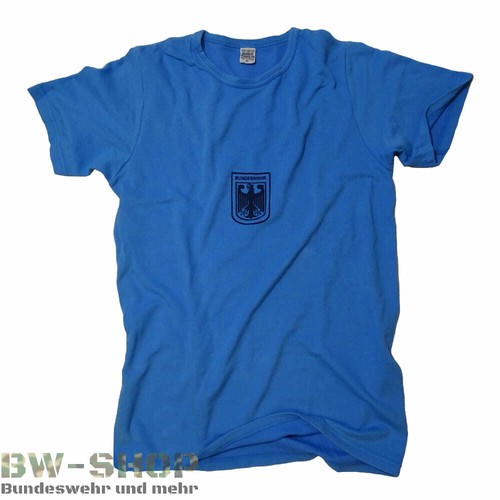1-5 PACK ORIGINAL BUNDESWEHR SPORTS T-SHIRT BLUE BW SHIRT SPORTS SHIRT ...