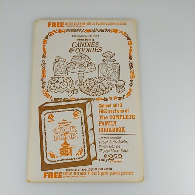 Vintage The Complete Family Cookbook Section 4 Candies & Cookies Pages ...