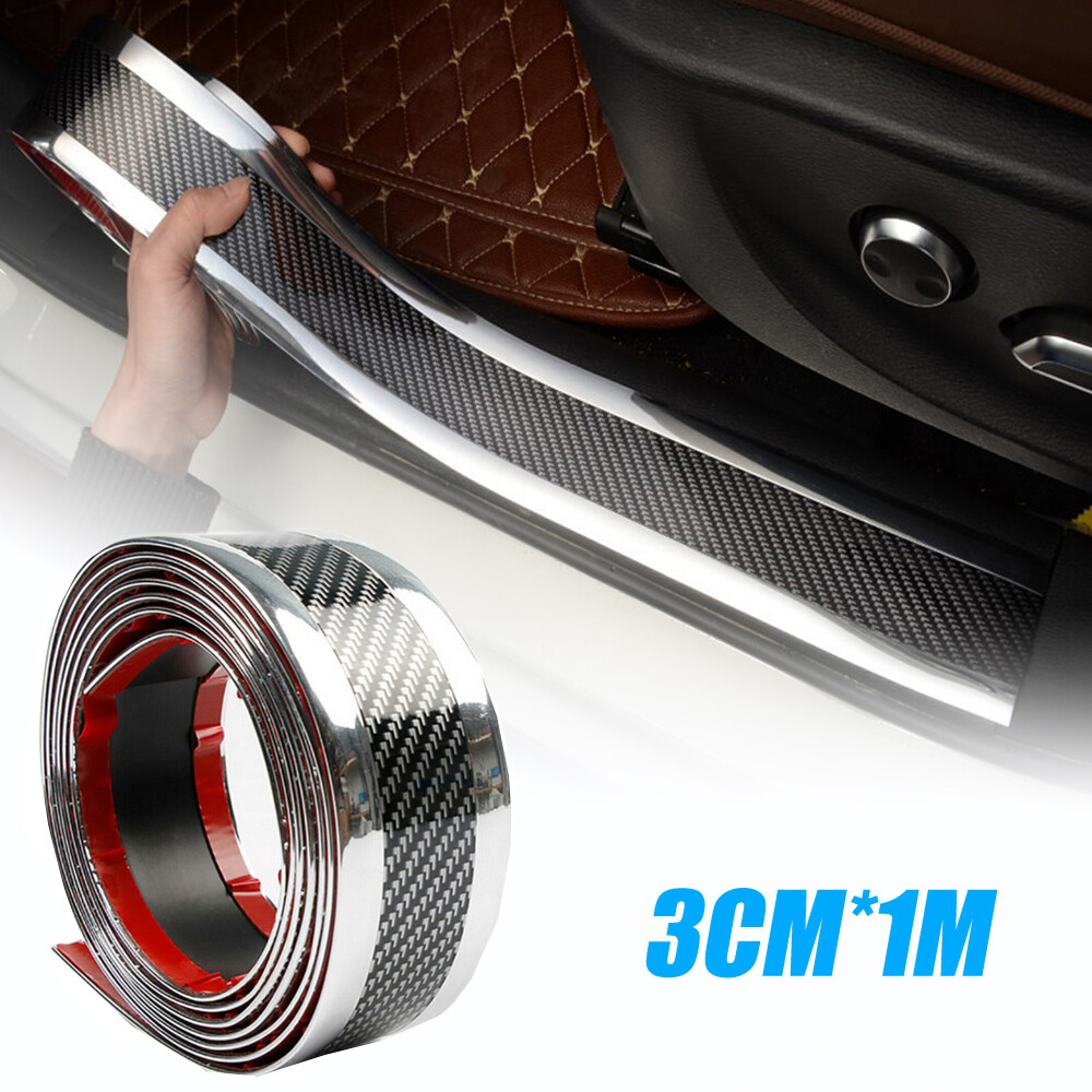 Car Door Edge Guard Door Sill Protector Anti Scratch Strip Silver ...