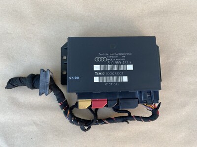 03-09 Audi A4 S4 RS4 Convertible Theft Locking Comfort Control Module ...