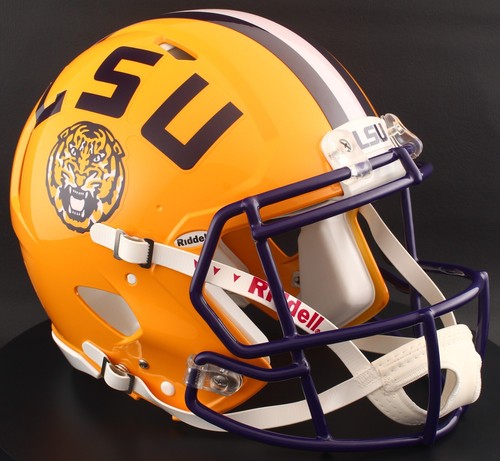 LSU TIGERS NCAA Riddell Speed Full Size AUTHENTIC Football Helmet | eBay