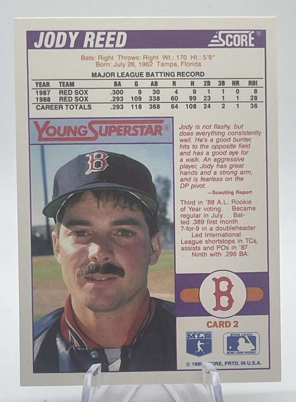 1989 Score - Young Superstars I #2 Jody Reed for sale online | eBay