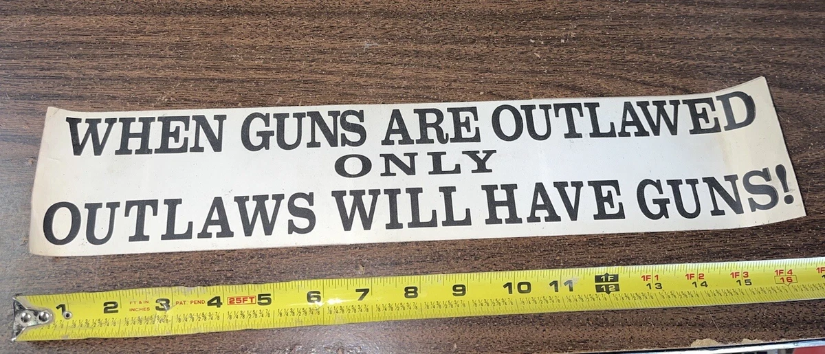 Anti Gun Bumper Stickers