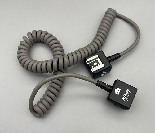 Nikon SC-17 Flash Sync Cord Coiled Remote tested for 35mm SLR | eBay