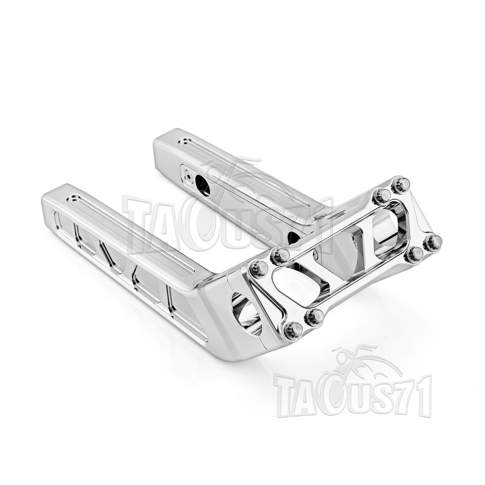 4"~14" Pullback Risers 1" Handlebar Clamp For Harley Dyna Street Bob ...