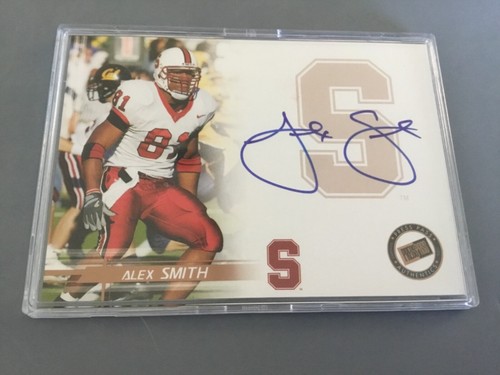 ALEX SMITH 2005 PRESS PASS BRONZE STANFORD CARDINALS ROOKIE AUTOGRAPH ...