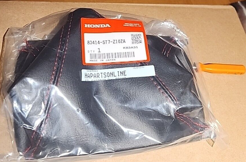 GENUINE OEM HONDA INTEGRA TYPE R RED STITCH SHIFT BOOT JDM DC2 ITR 94 ...