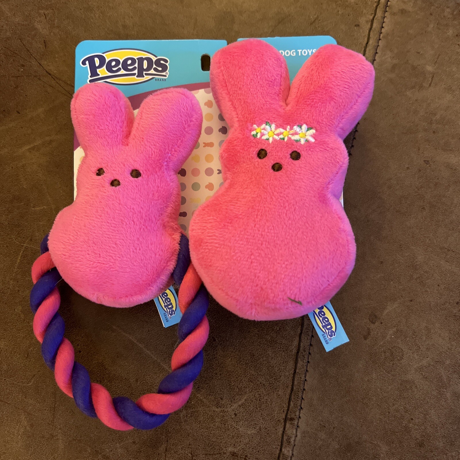 Two 5in Peep Bunnies Plush Pink 6 & 7”Bunny Bean bottom bundle | eBay