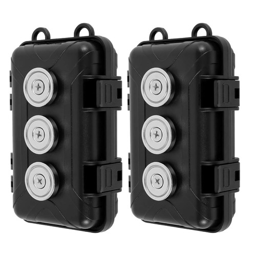 Mini Magnetic Key Holder Under Car Hide Key Box Waterproof Rustproof ...