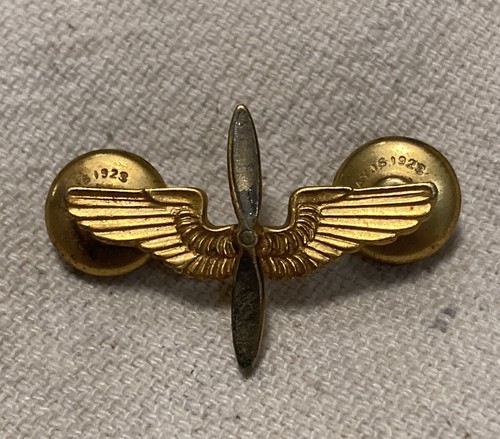 WW2 ERA Pilot Wing/Propeller Pin Lapel/Hat ACID TEST ORIGINAL PIN BACK ...