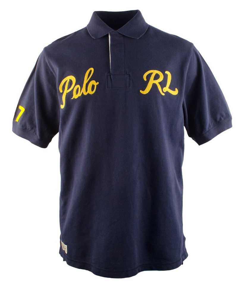 Polo Ralph Lauren Men's Big And Tall Short Sleeve Varsity Polo Shirt FN ...
