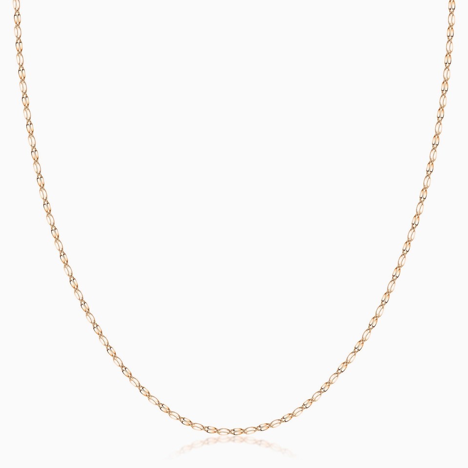 14K Gold Diamond Cut Mirror Chain Necklace By Pori Jewelry | eBay