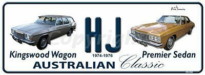 Holden HJ PREMIER SEDAN Number Plates GMH Licence Vanity Sign license ...