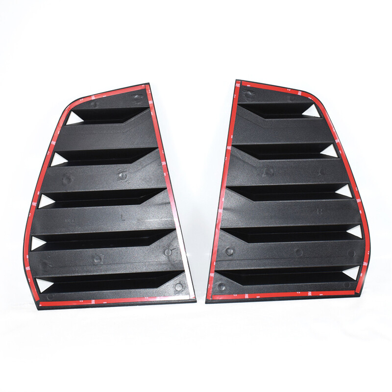1Pair Rear Door Side Vent Window Scoop Louver Trim Fit For VW Golf MK7 ...