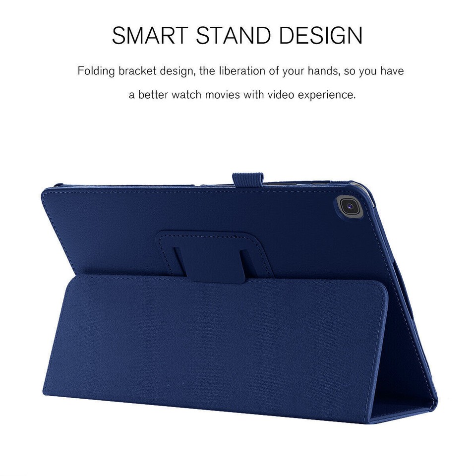 Folio PU Leather Stand Flip Cover Tablet Case for Samsung Galaxy Tab A ...