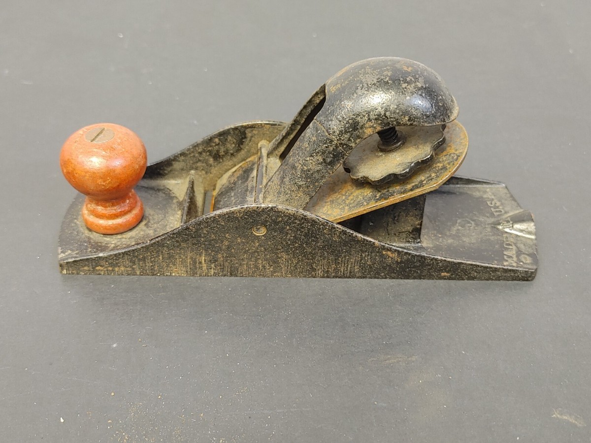 Vintage Wood Plane Makers BEAUTIFUL HANDLED MAHOGANY SPAR PLANE 1