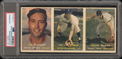 1957 TOPPS SALESMAN UNCUT BAZOOKA PROMO PANEL #18 DON DRYSDALE ROOKIE ...