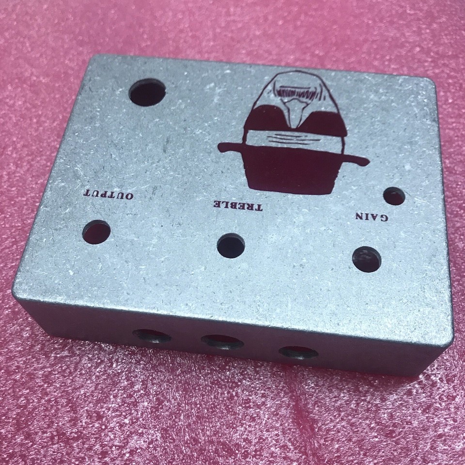1590BB Aluminum Metal Stomp Box Case Guitar Pedal Effect Drilled ...