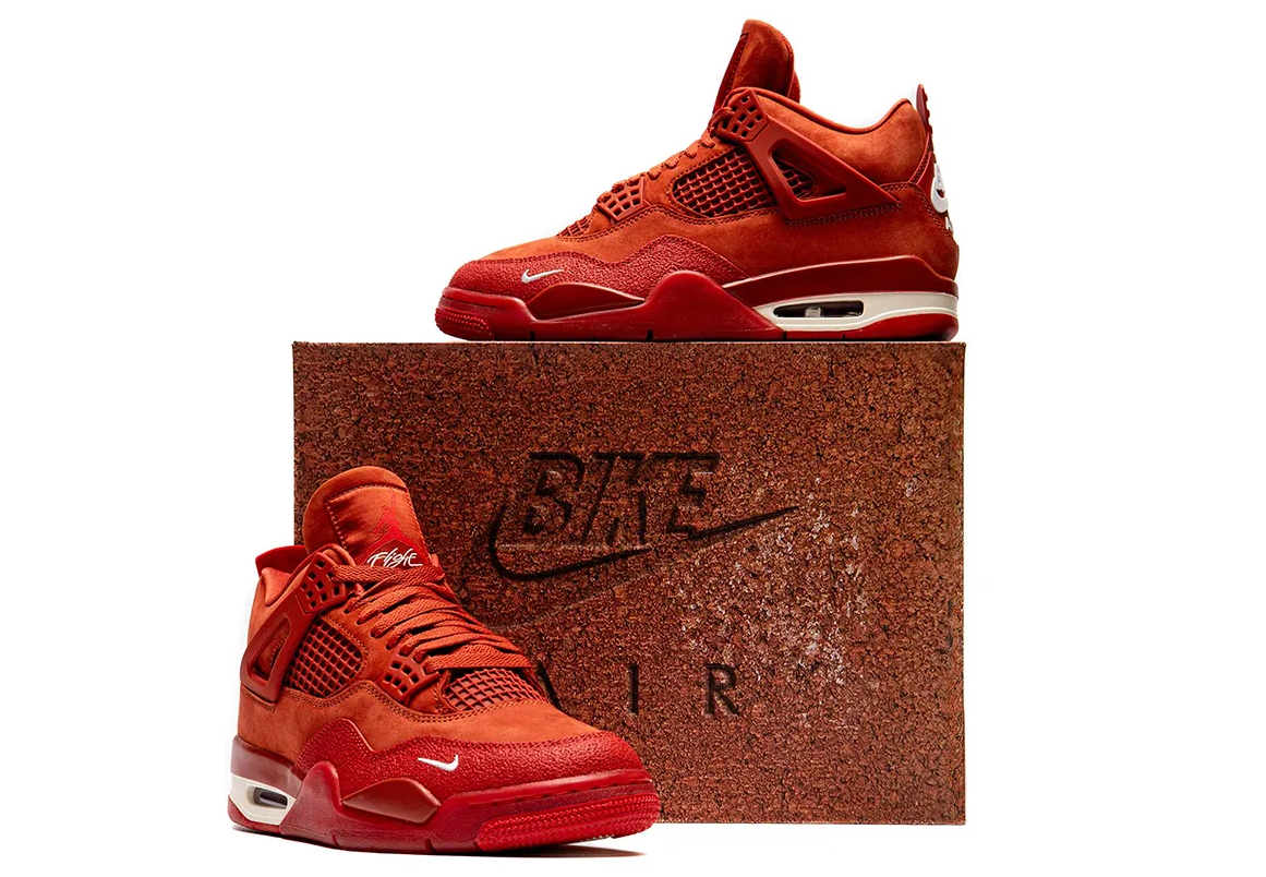 Nigel Sylvester x Jordan Air Jordan 4 OG Brick by Brick Men's Orange ...