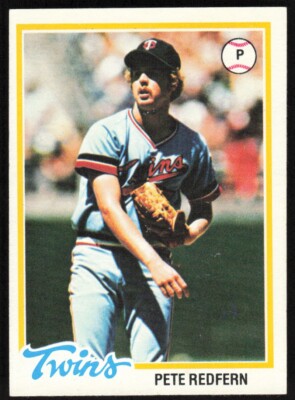 1978 Topps Pete Redfern Minnesota Twins #81 | eBay