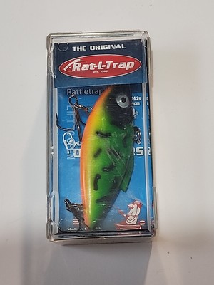 Bill Lewis RT22 Original Rat-L-Trap Rattle Trap 1/2 oz Color Fire Tiger ...