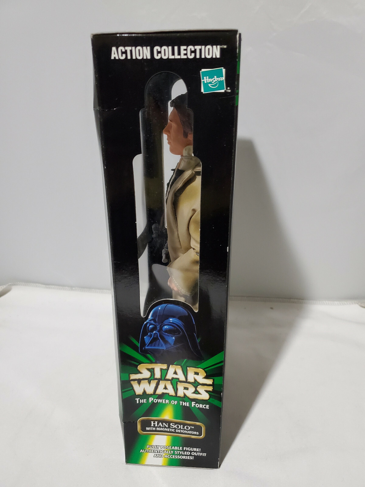 STAR WARS POWER OF THE FORCE HAN SOLO WITH MAGNETIC DETONATORS RARE NIB ...