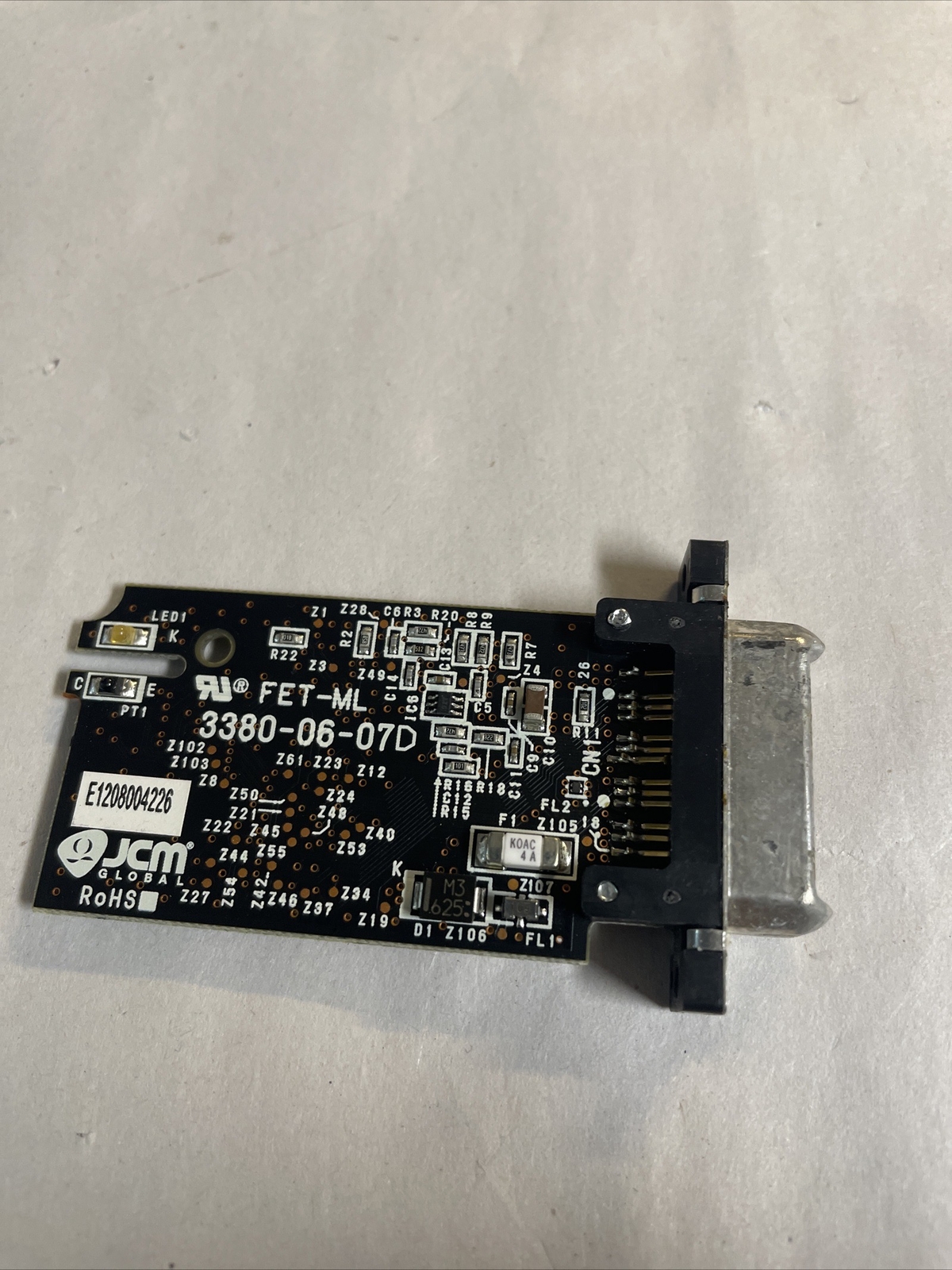 JCM iVizion 100-SS Interface Connector Board 190326 Bill Validator ...