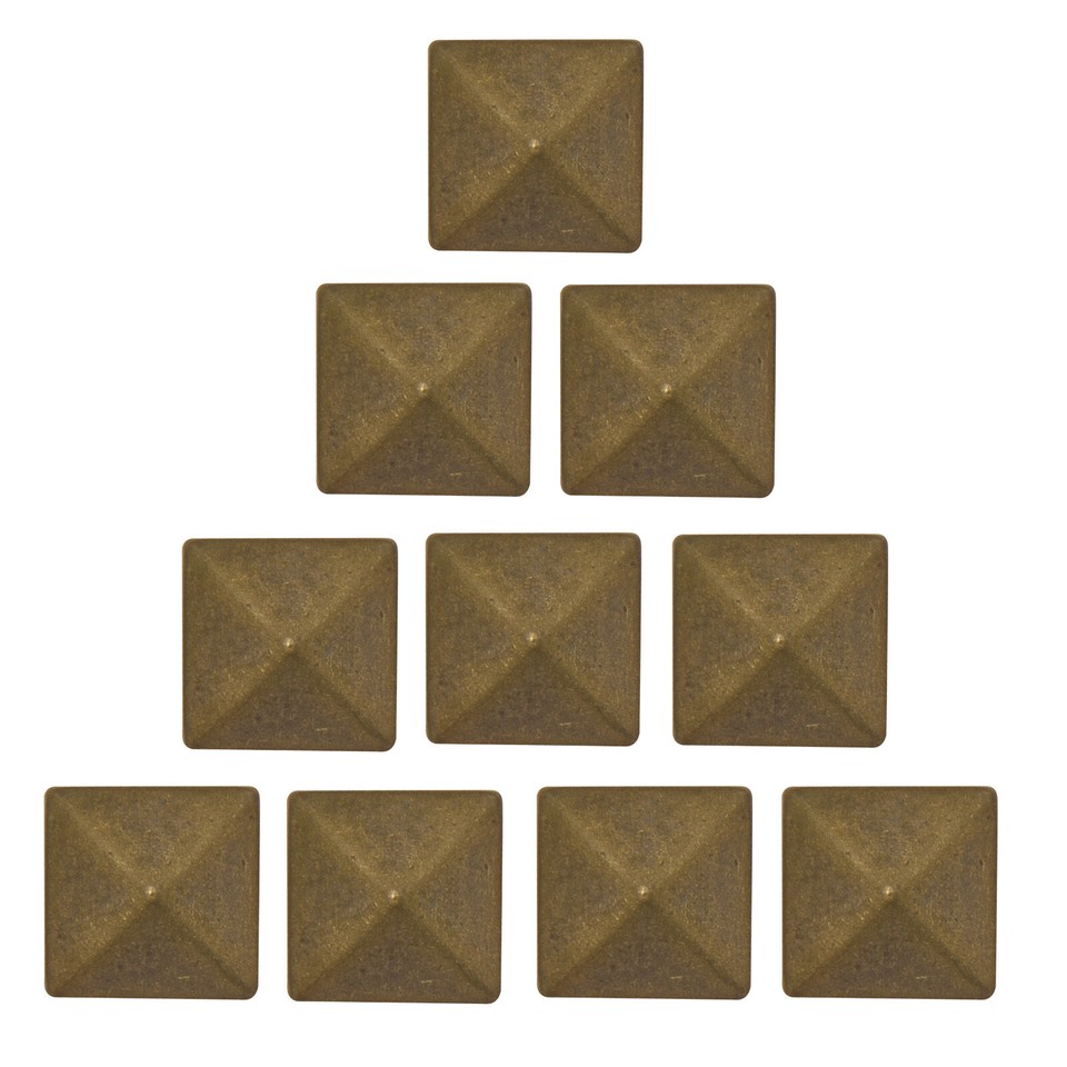 100 x Pyramid Shape Metal Clothing Studs 7mm | eBay UK