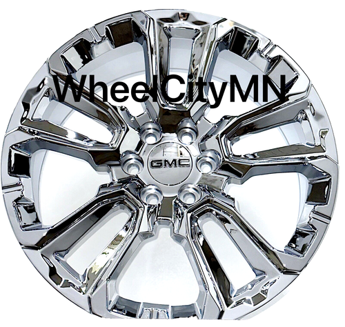 22” chrome OE 84582669 replica wheels fits GMC Sierra 1500 Denali ...