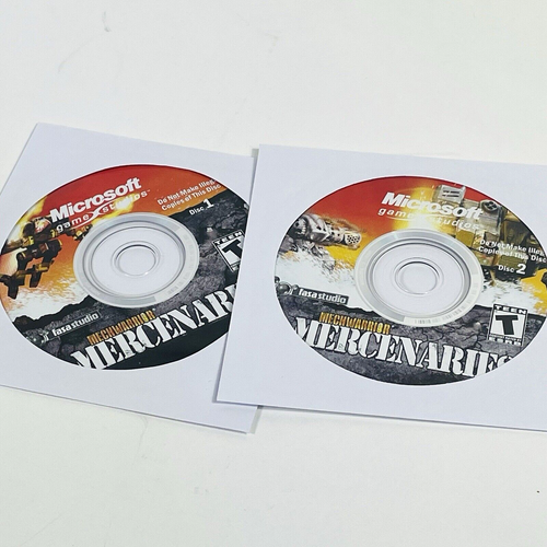 MechWarrior 4 Mercenaries PC CD-ROM Software Video Game | eBay