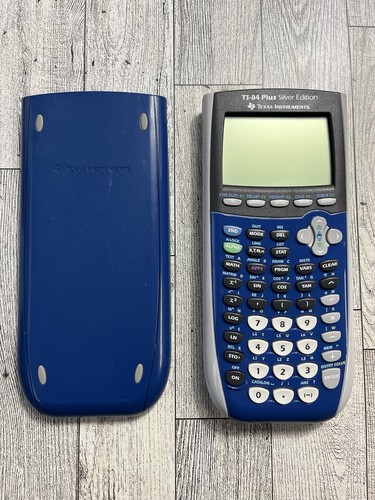 Texas Instruments TI-84 Plus C Silver Edition Graphing Calculator Blue ...