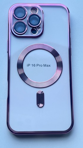 for iPhone 16 ProMax Mag safe Phone Case Magnetic W/Glass Screen ...