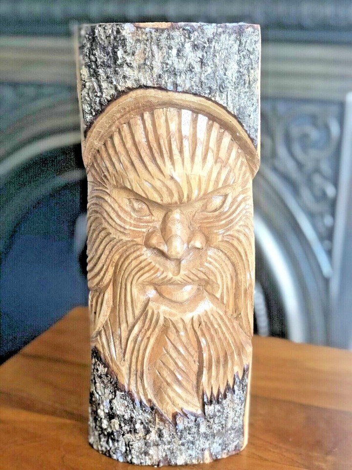 Wooden Carved Bird Box Nesting House Garden Bird Box Wood Carving | eBay UK