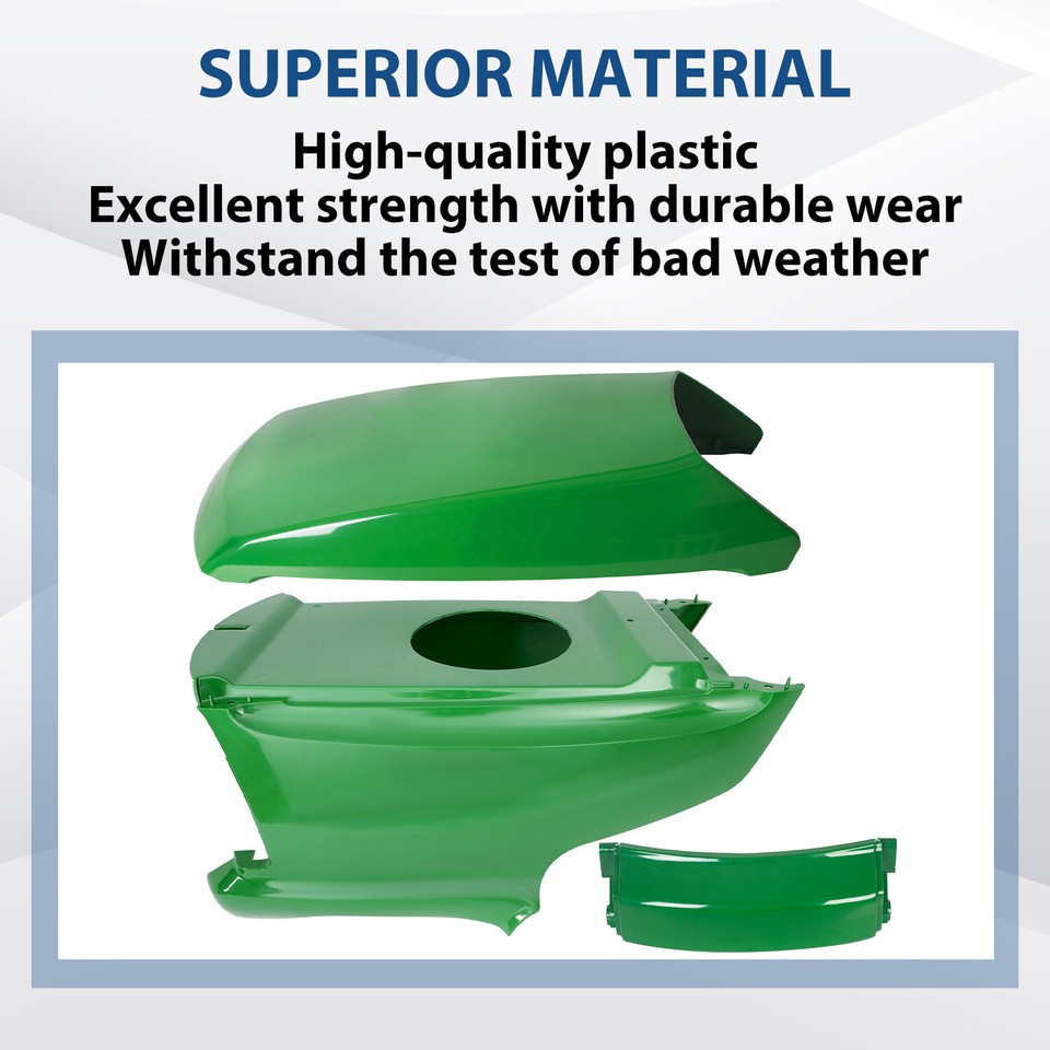 For John Deere LT133 LT155 LT166 LTR155 LTR166 Upper Lower Hood ...