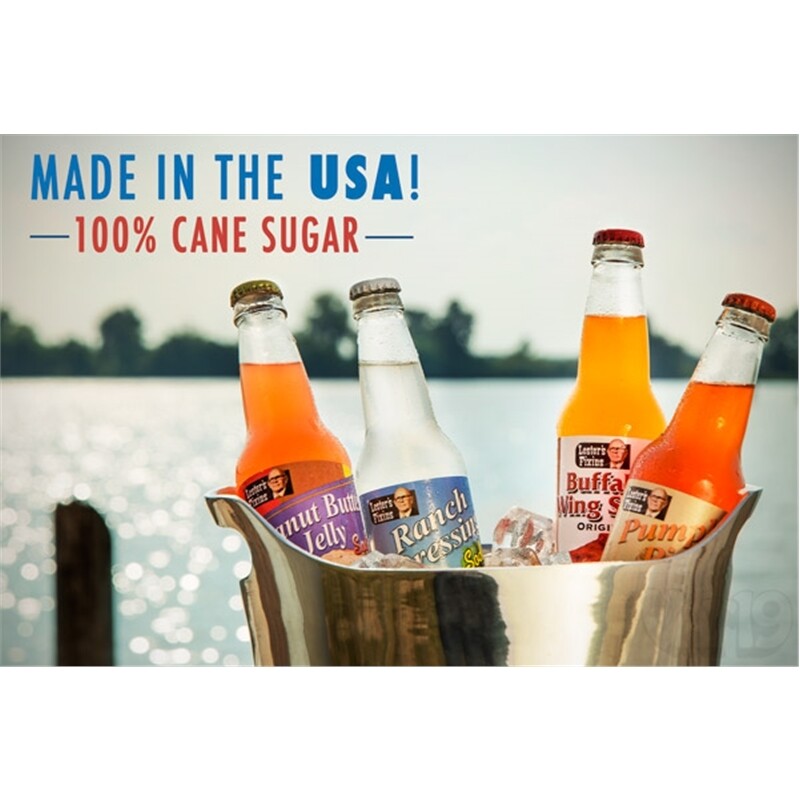 Lester's Fixins Buffalo Wing Soda Pop Beverage Drink 12 FL Oz Pure Cane ...