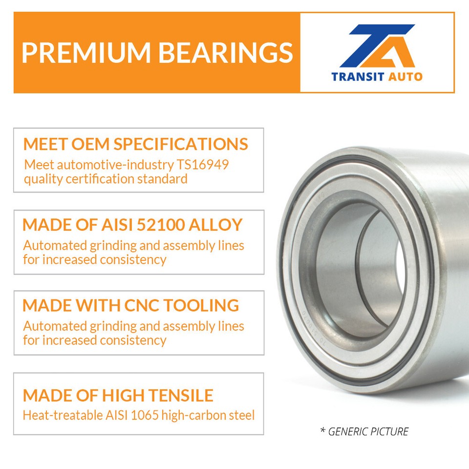 Front Left Bearing Link kit Lower Ball Joint Outer Inner Tie Rod Kit ...